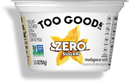 Too Good Zero Sugar Yogurt Cultured Ultra-Filtered Milk Cups
