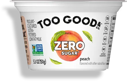 Too Good Zero Sugar Yogurt Cultured Ultra-Filtered Milk Cups