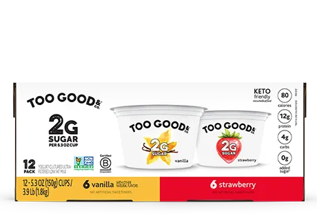 Too Good & Co.™ Yogurt Cultured Ultra-Filtered Milk With 2 Grams of Sugar